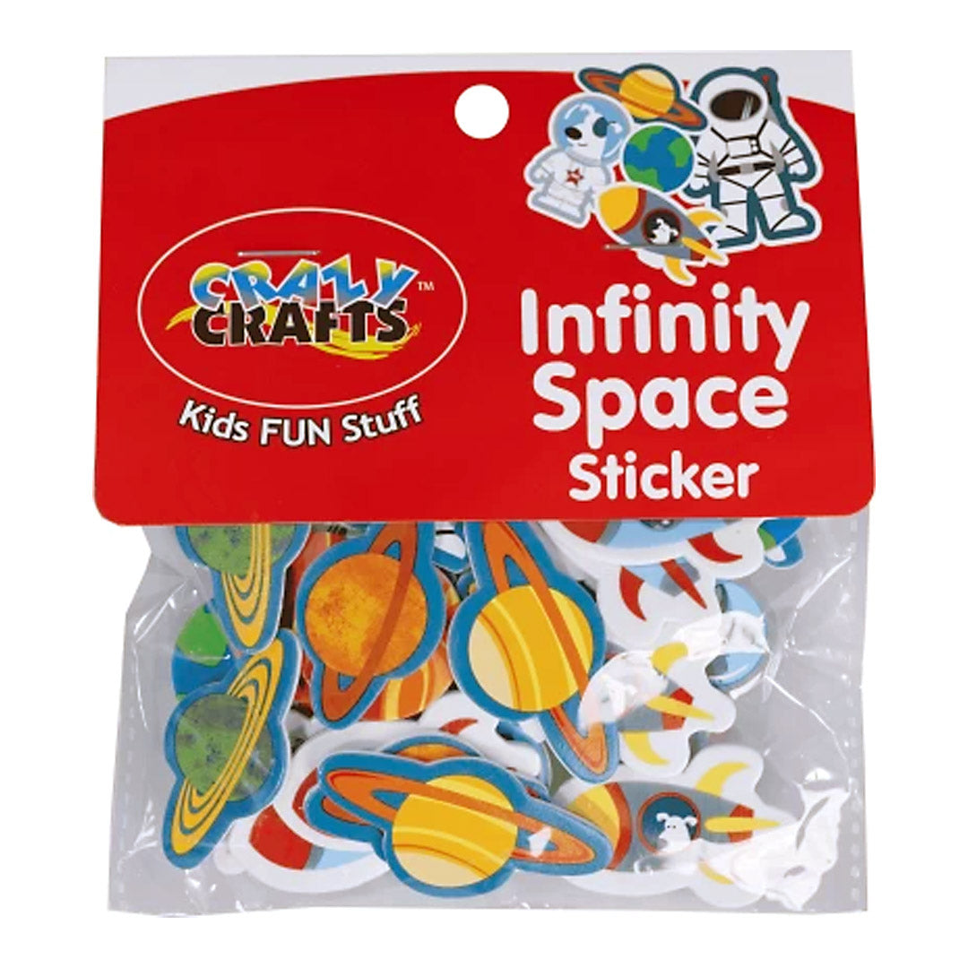 Crazy Sticker Range - Infinity Space - Packet – Edunation