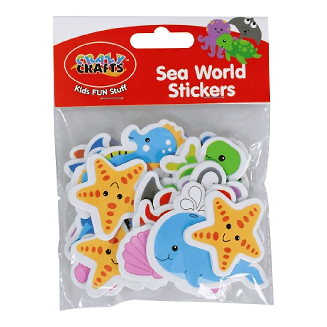 Crazy Sticker Range - Sea World - Packet – Edunation