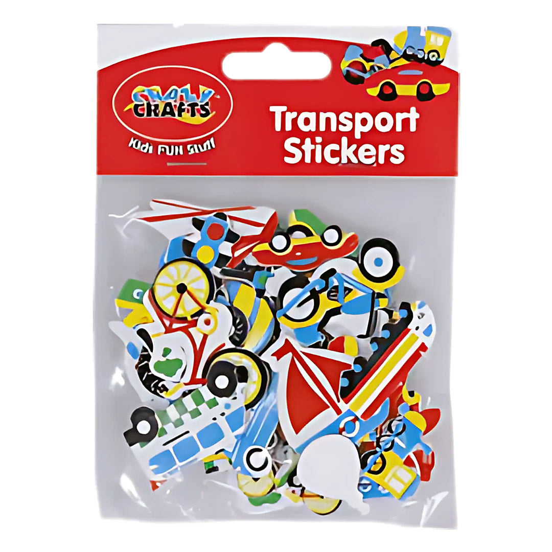 Crazy Sticker Range - Transport - Packet – Edunation