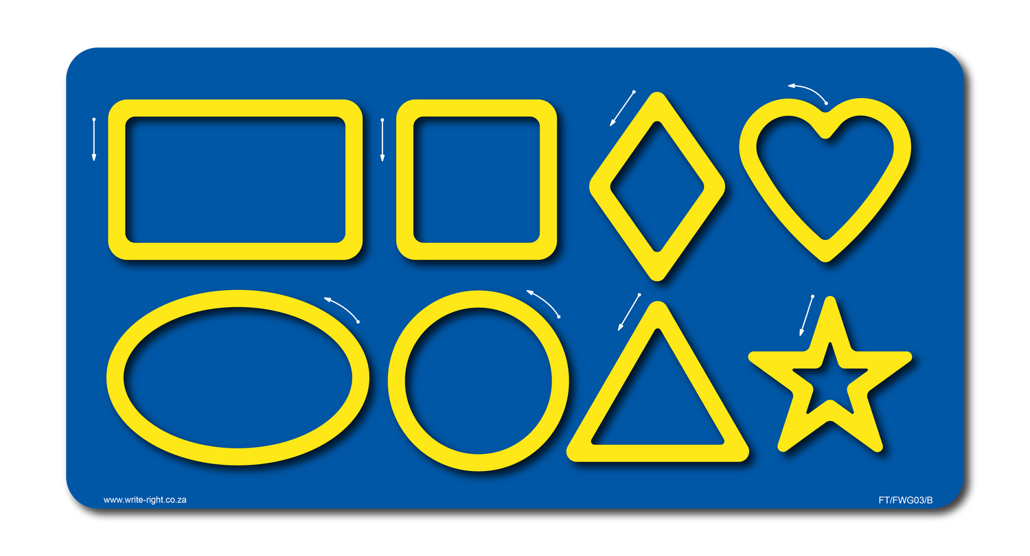 Finger Track Shapes Board – Edunation