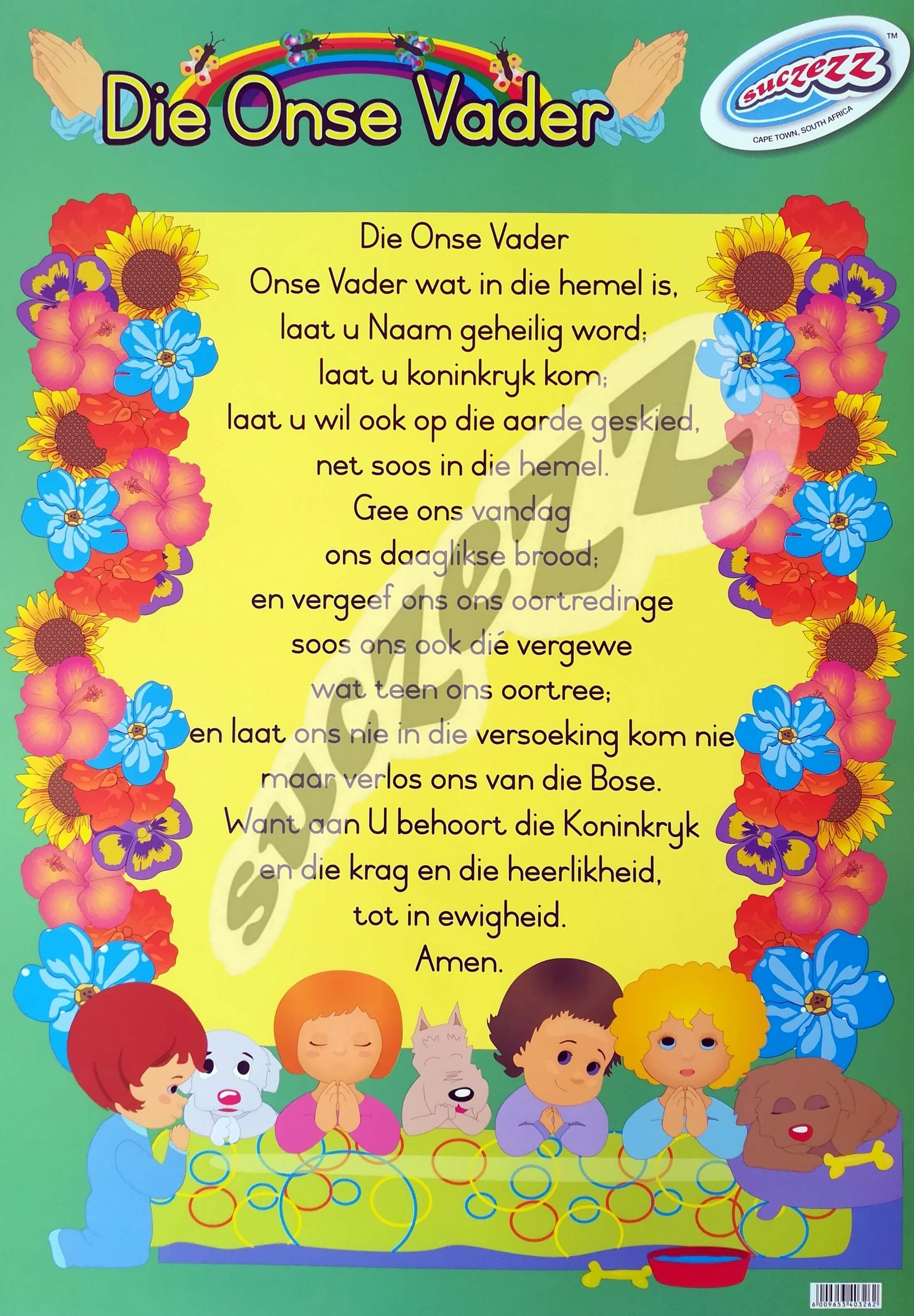 Muurkaart - Die Onse Vader – Edunation