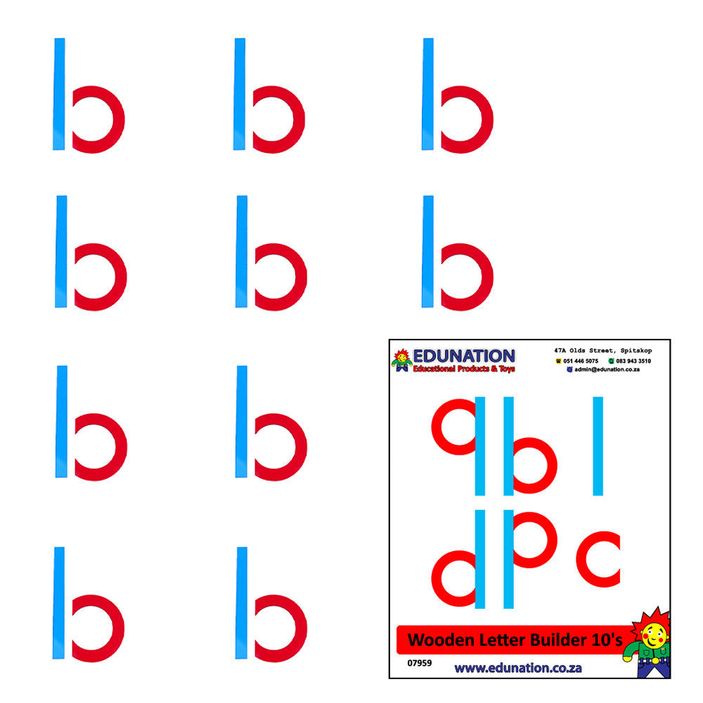 Wooden Letter Builder bdp 10's – Edunation