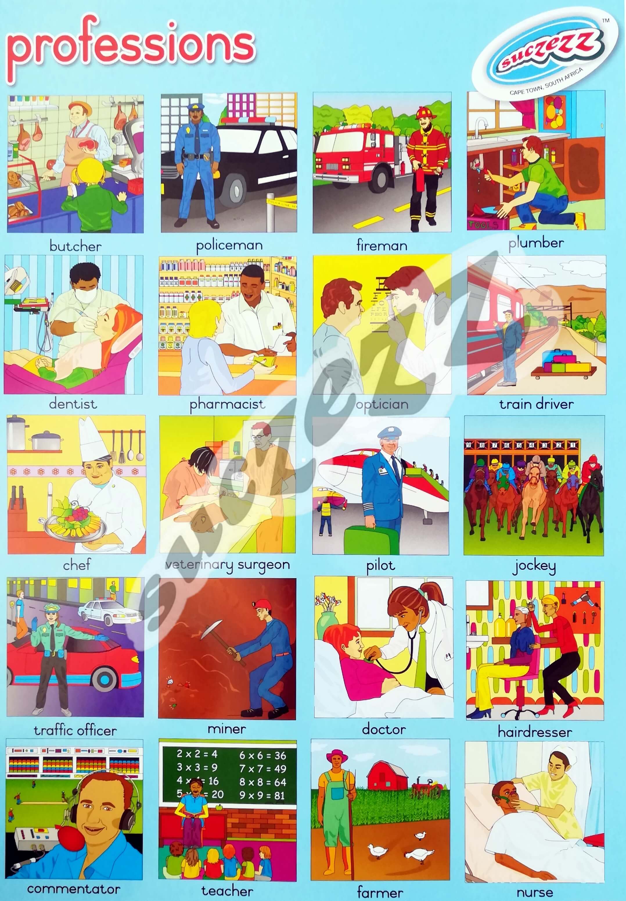 Poster - Professions – Edunation