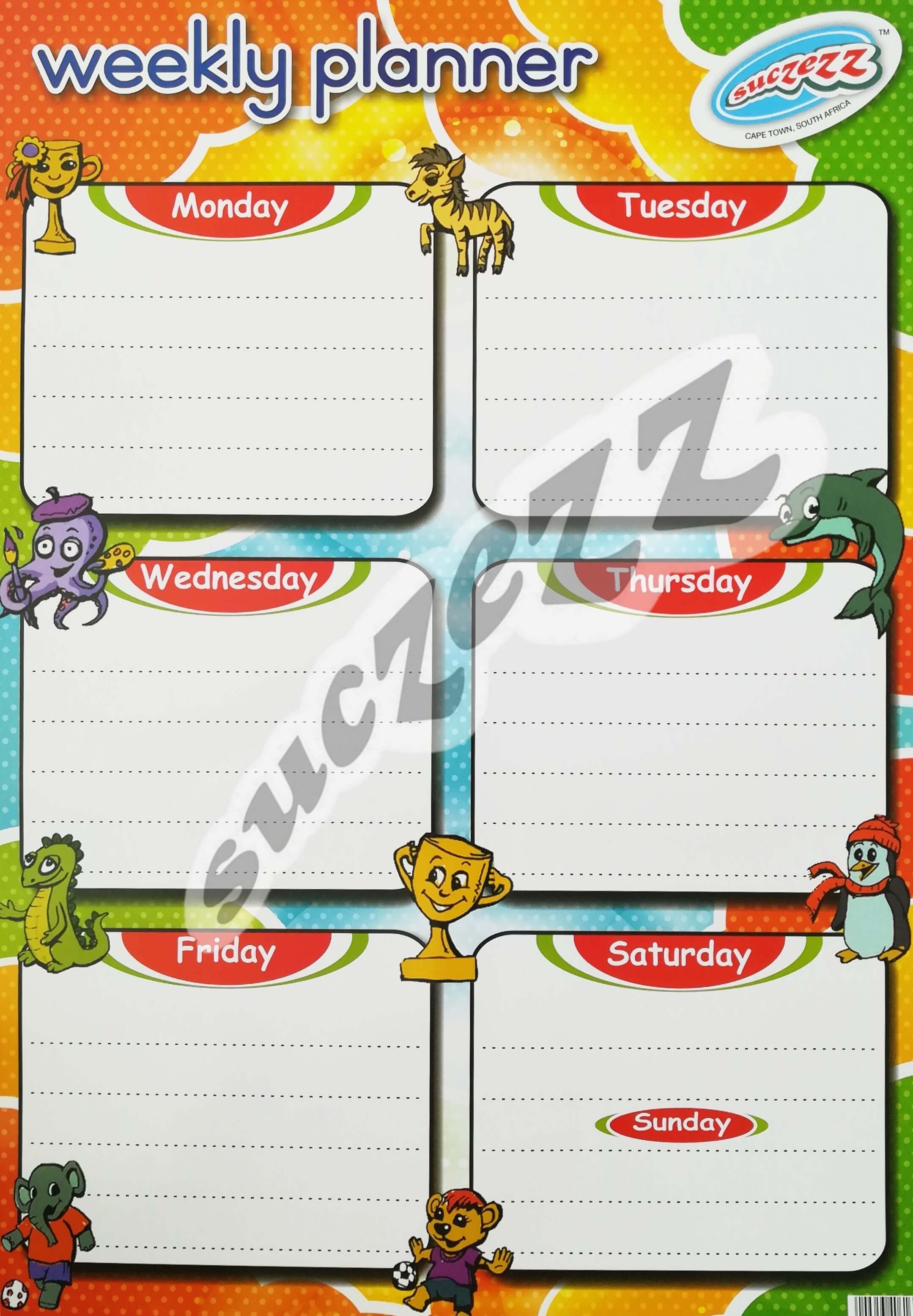 Poster - Weekly Planner – Edunation